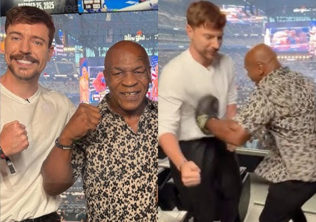 Youtuber MrBeast aceita desafio de levar soco de Mike Tyson e cena ...